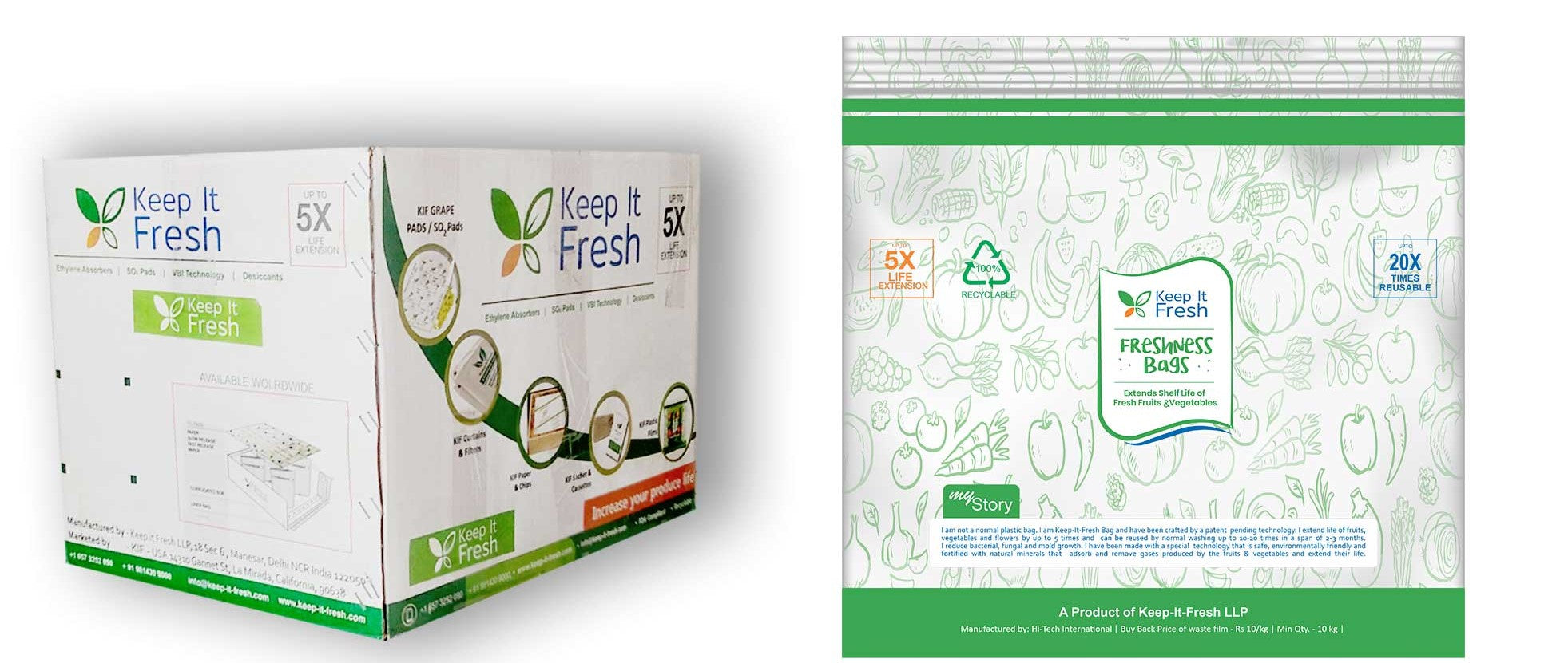 Extend the Shelf Life of Your Produce with KEEP IT FRESH Re-Sealable Z